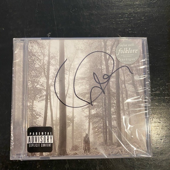 Taylor Swift | Media | Taylor Swift Folklore In The Trees Signed Autographed Cd Includes ...